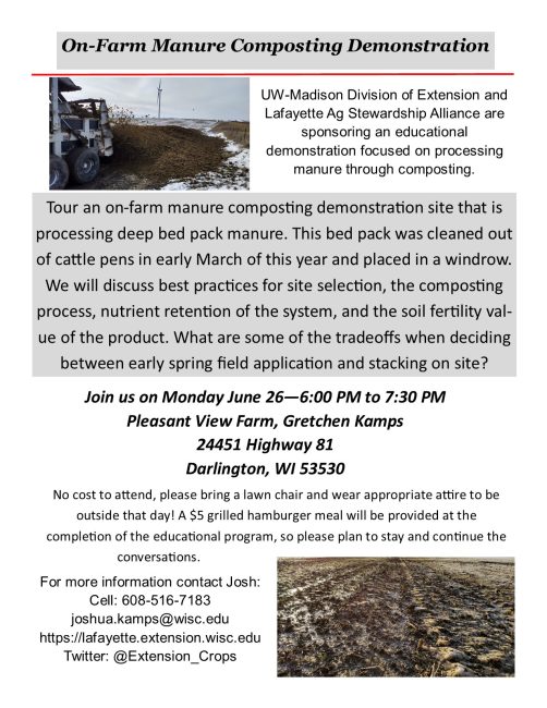 On-Farm Manure Composting Demonstration – Extension Lafayette County